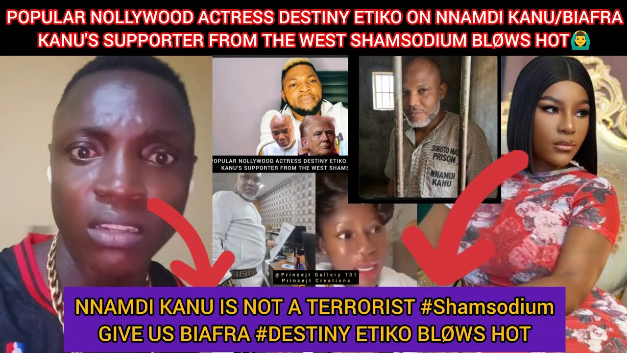 NNAMDI KANU IS NOT A TERRORIST #Shamsodium blows HØT😲 GIVE US BIAFRA # ...