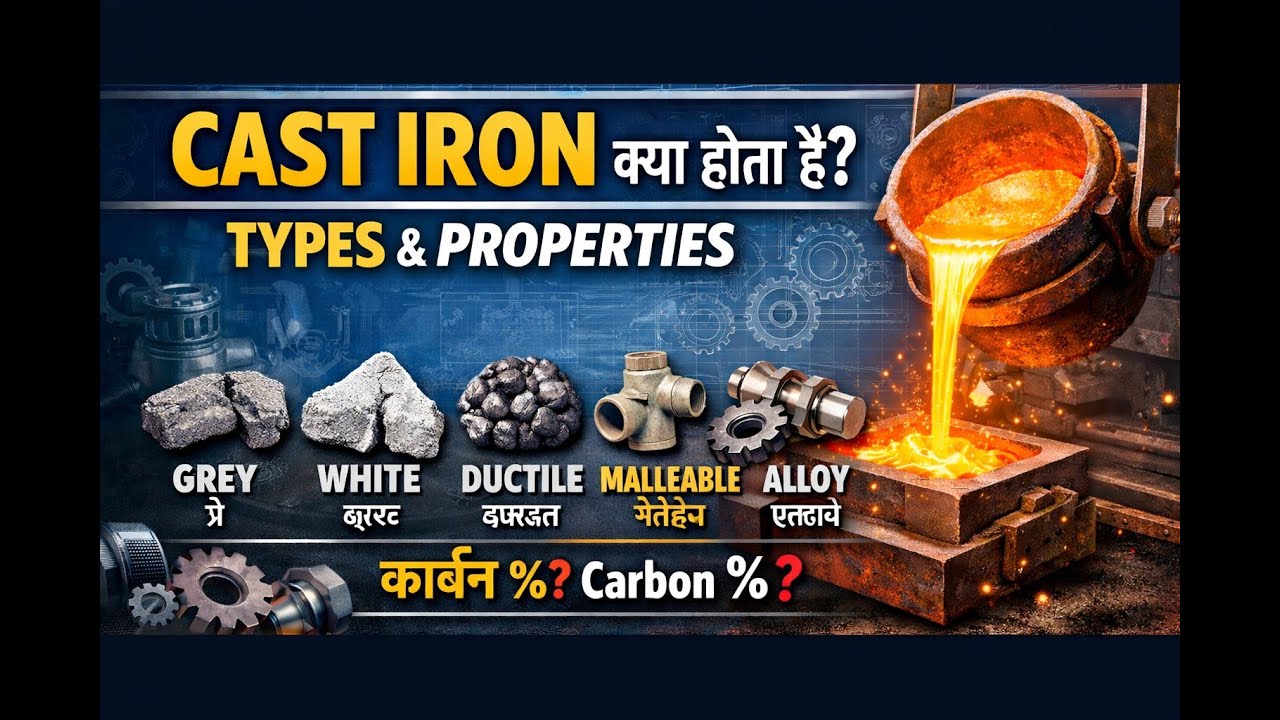 What Is Cast Iron? | Types of Cast Iron with Carbon Percentage - YouTube