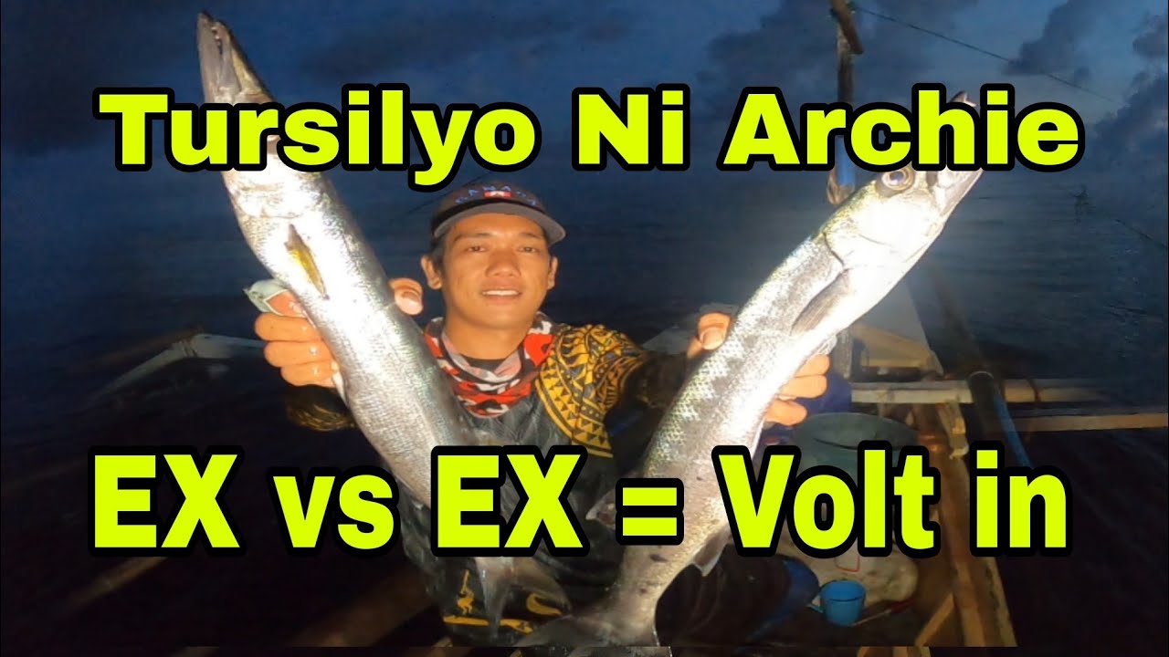 Night Fishing/ Catching Tursilyo/ With Archie/ Ex vs EX = Volt in/ Vlog ...