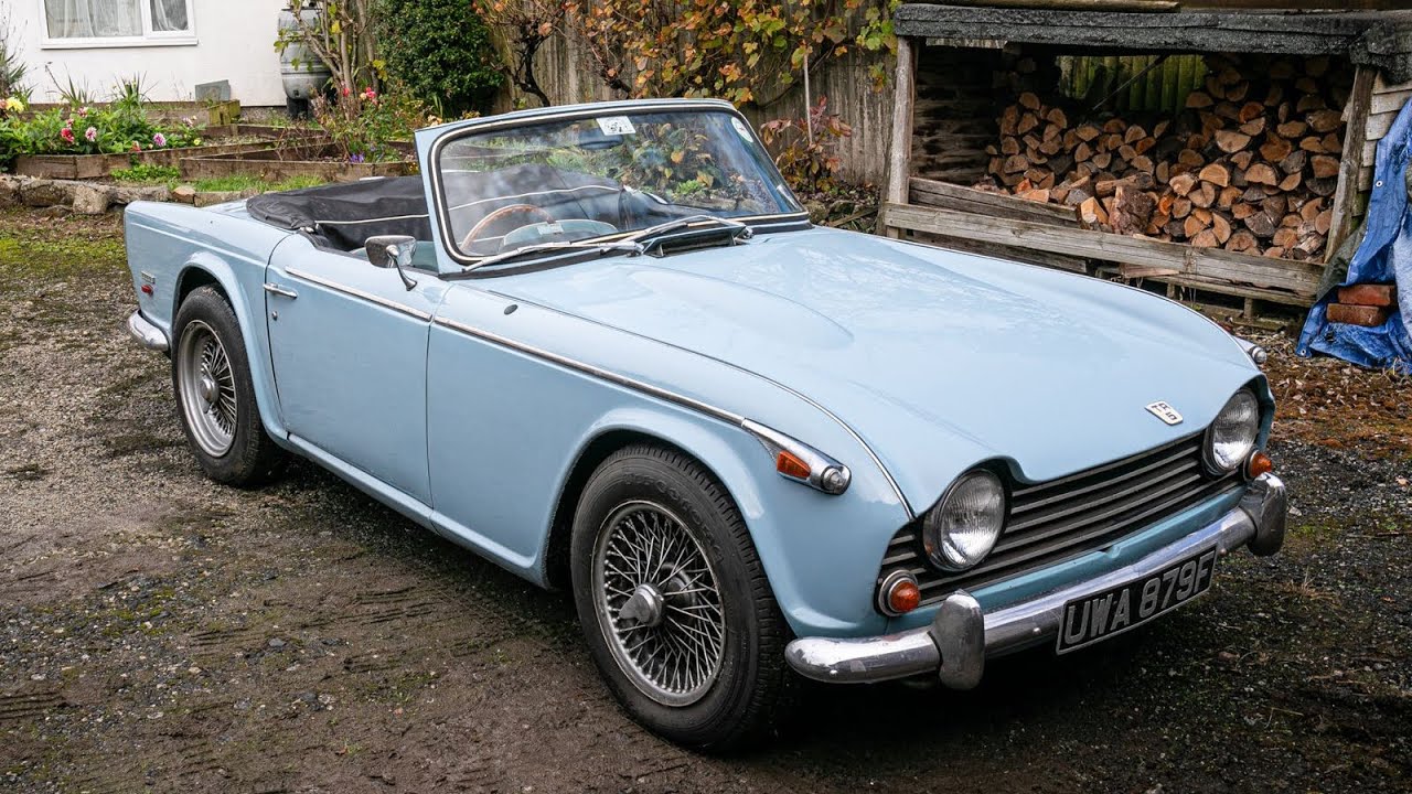 1968 Triumph TR5 PI Overdrive - YouTube