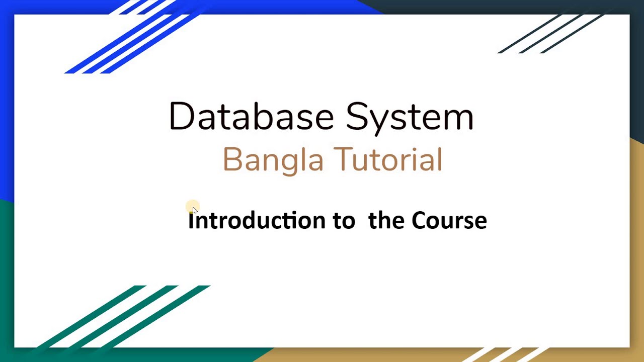 Dbms Bangla Tuitorial Youtube