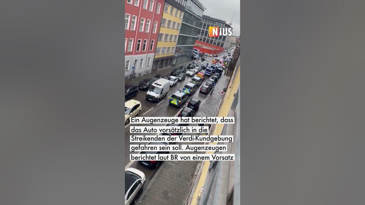 Mindestens 20 Verletzte in München: Auto-Anschlag! Mann rast in Menschenmenge #nius #münchen ...