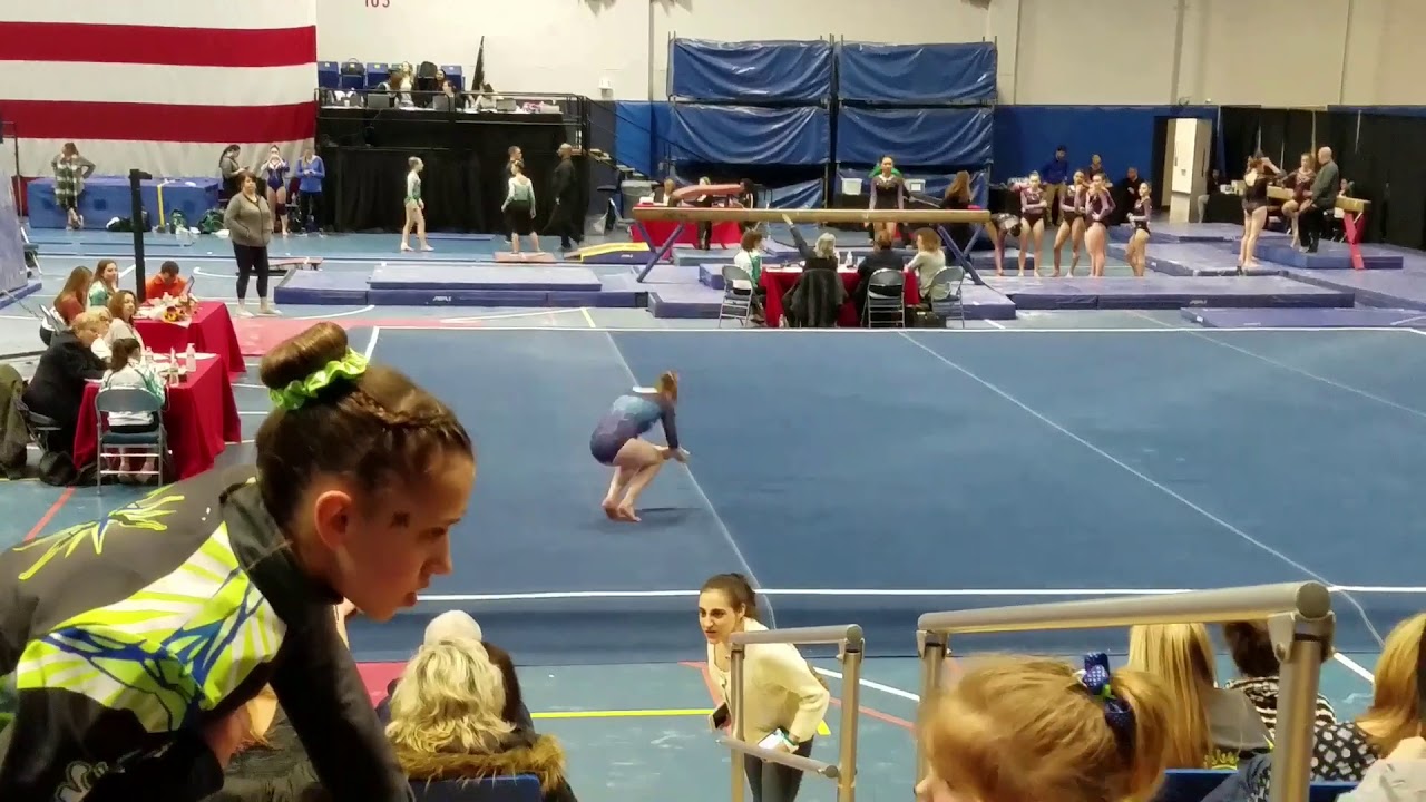 Riley Daniels- Team Challenge 2018 Vault and Floor - YouTube