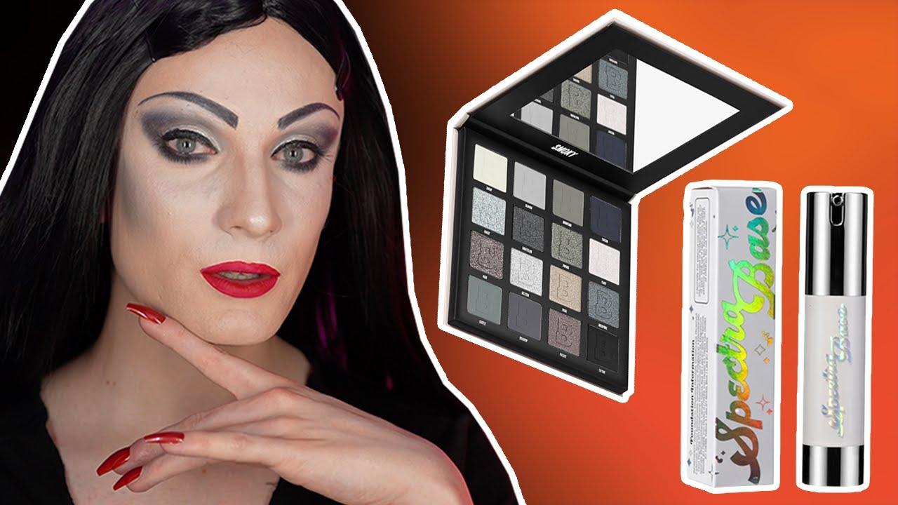 Morticia Addams Drag Transformation - YouTube