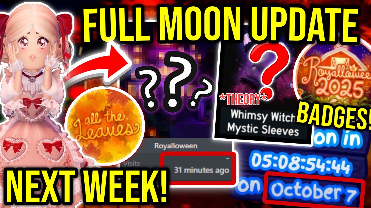 NEW UPDATE COMING OUT NEXT WEEK *CONFIRMED* 2 NEW ROYALLOWEEN BADGES ...