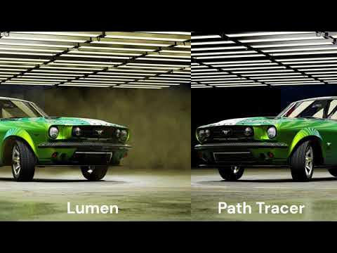 Lumen VS Path Tracer Rendering Comparison in UE5 - YouTube