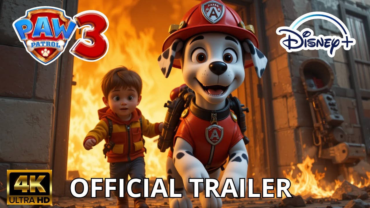 PAW PATROL THE MOVIE 3 | RESCUE IN FIRE | TEASER TRAILER (2026) | LIVE ...