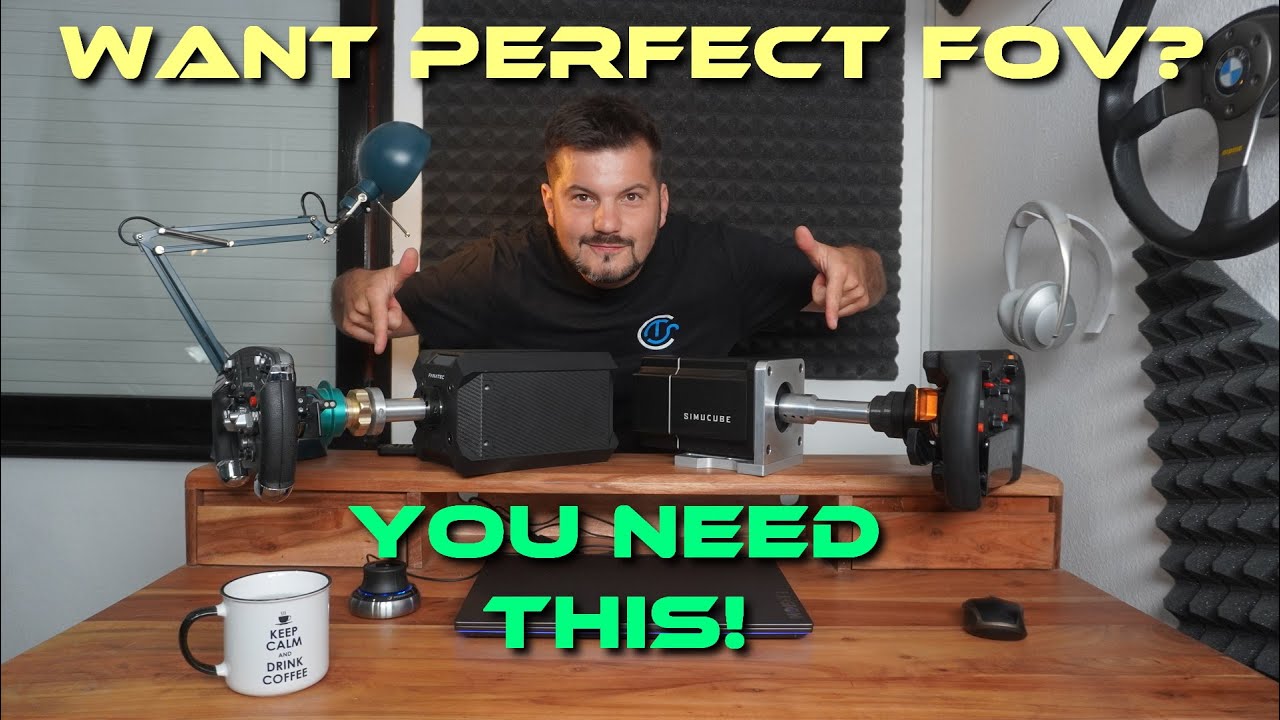 Perfect FOV Wheel Extensions for Fanatec DD1 DD2 and Simucube wheelbase ...
