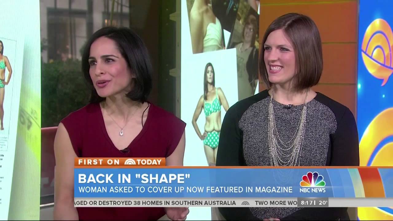 Today Show: Brooke Birmingham's Bikini Debut in SHAPE Magazine - YouTube