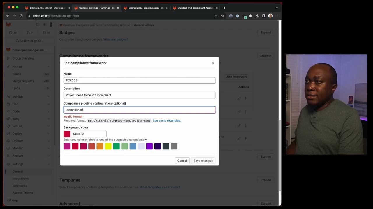 How to setup Compliance Frameworks & Pipelines in GitLab - YouTube