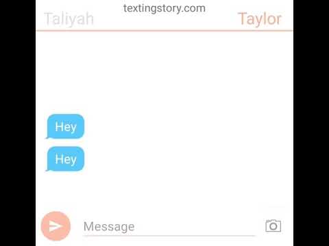 Taliyah and Taylor text story - YouTube