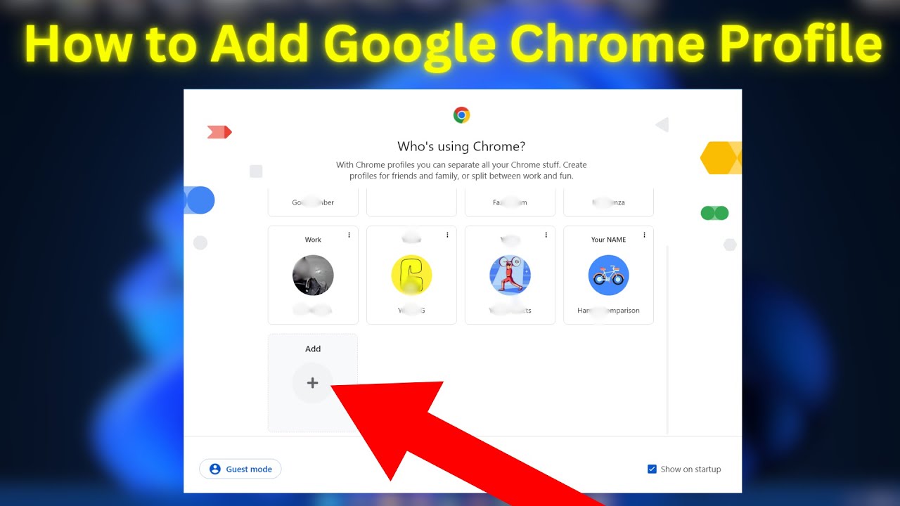 How to Set Up Multiple Profiles in Google Chrome on PC - YouTube