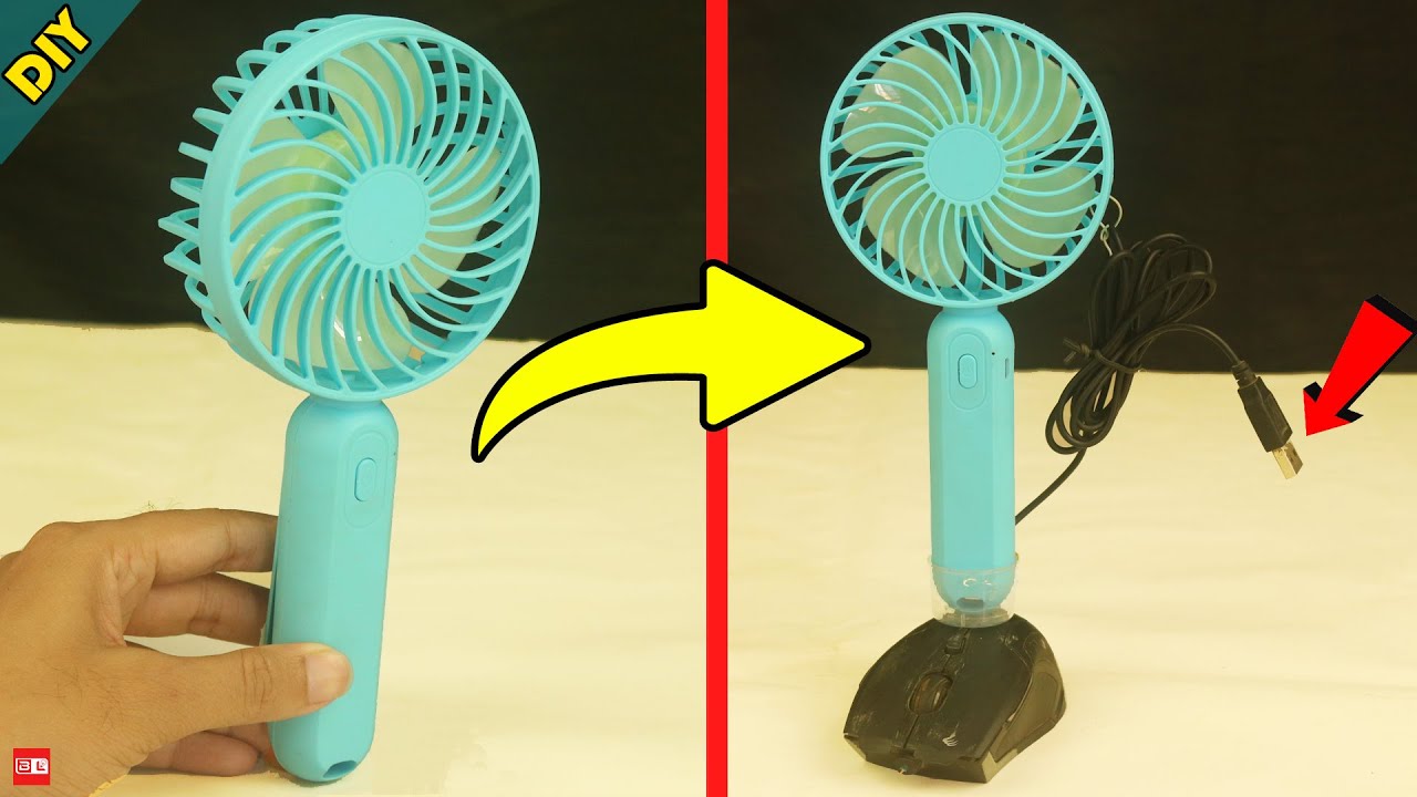 Amazing Inventions From Rechargeable Hand Fan | How To Make Hand Fan To ...