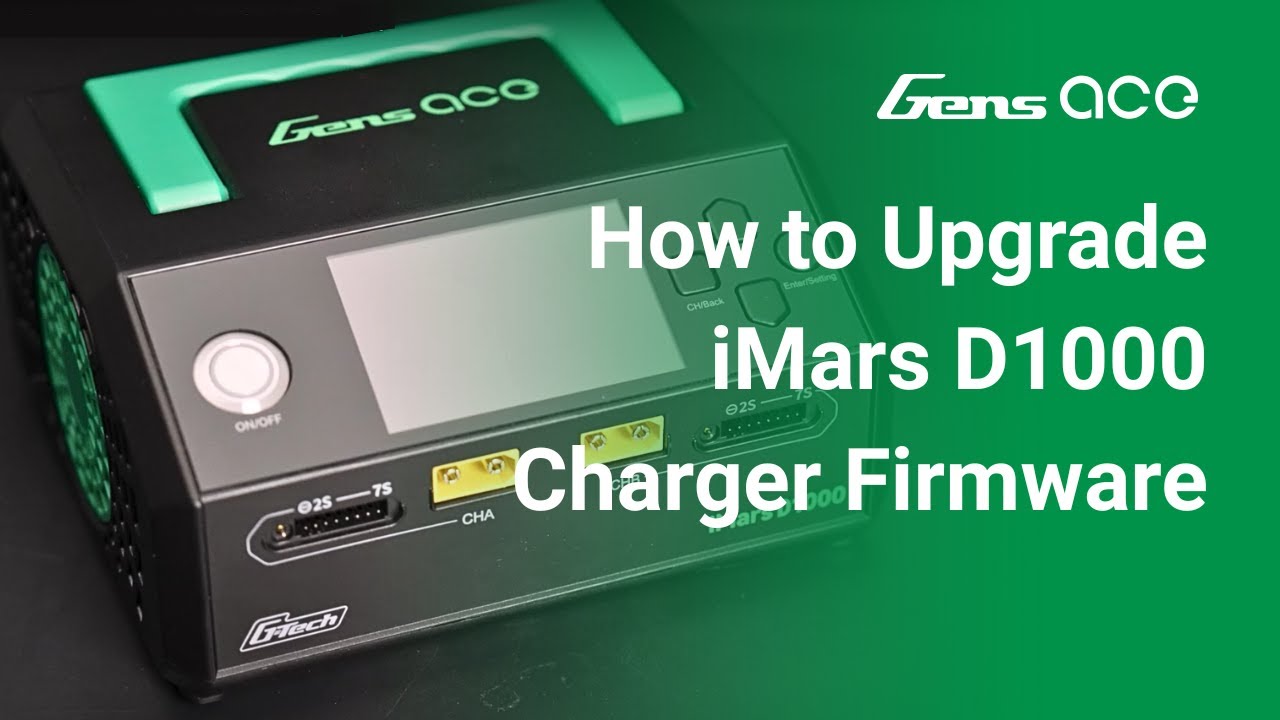 iMars D1000 Charger Firmware Upgrade | Quick Guide - YouTube