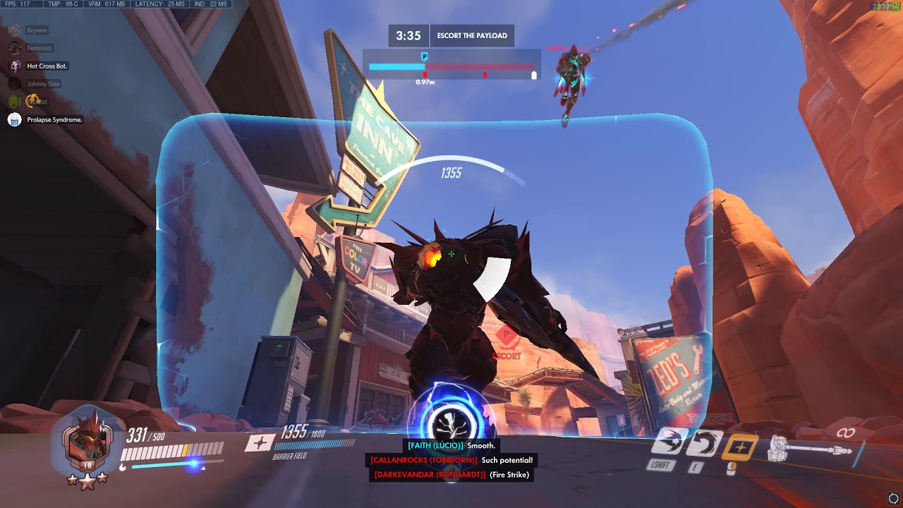 Rein counters pharah - YouTube