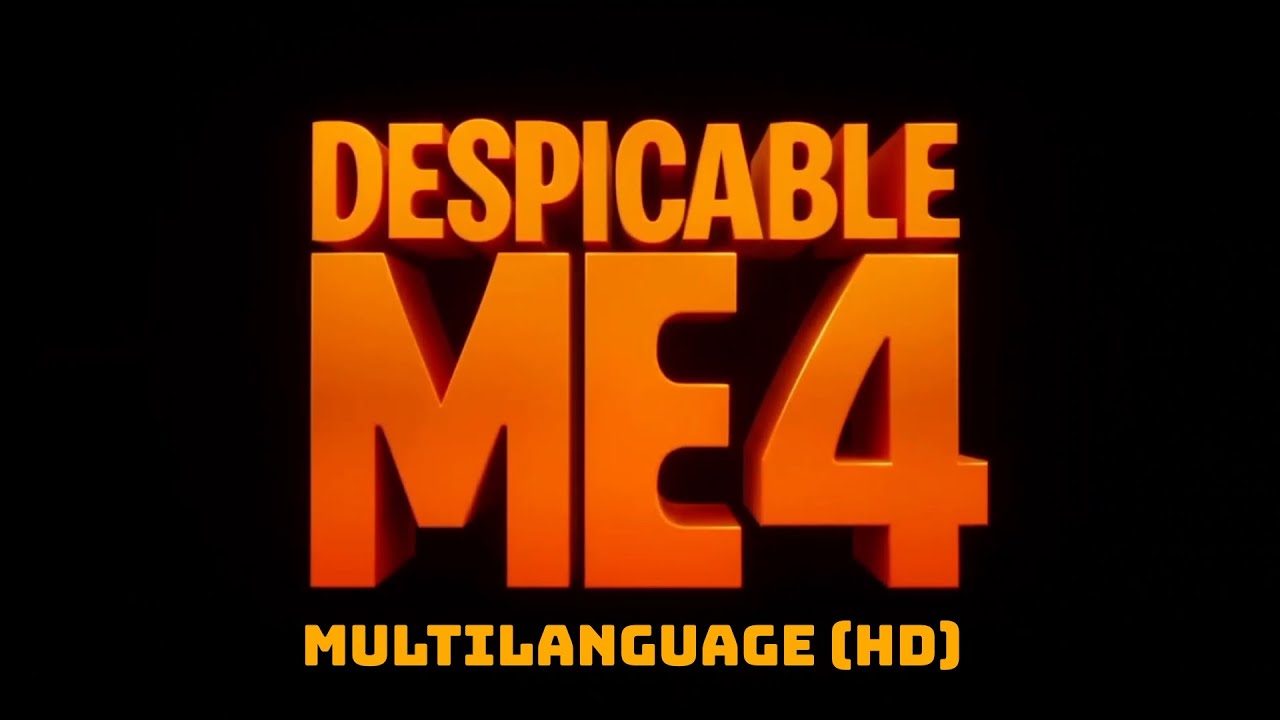 Despicable Me 4 title card multilanguage (HD) V1 - YouTube