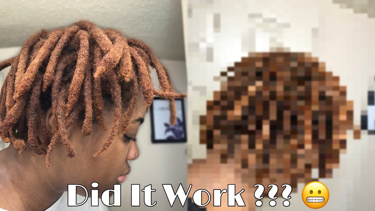 Using Only 30 Volume Developer on My Locs for Brighter Look | Tyra ...