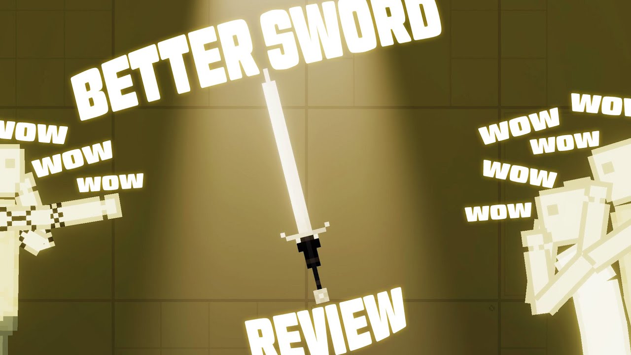 Better Sword Mod (Review) in People Playground - YouTube