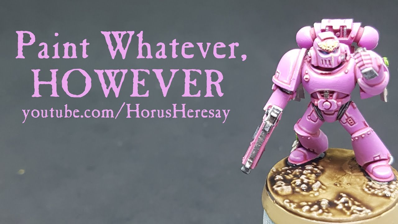 Painting Pink Space Marines and Chilling out. - YouTube