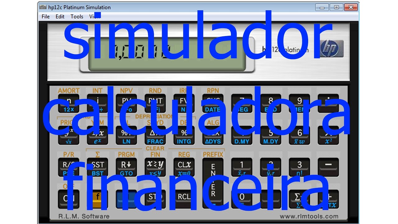 Programa simulador emulador da calculadora financeira gratuito para ...