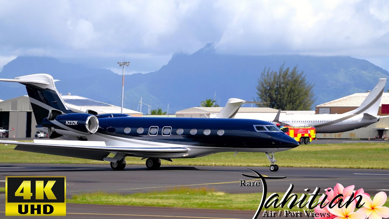 Sept 15, 2023 : Gulfstream 6 reg #N232K was seen landing at Tahiti Int ...