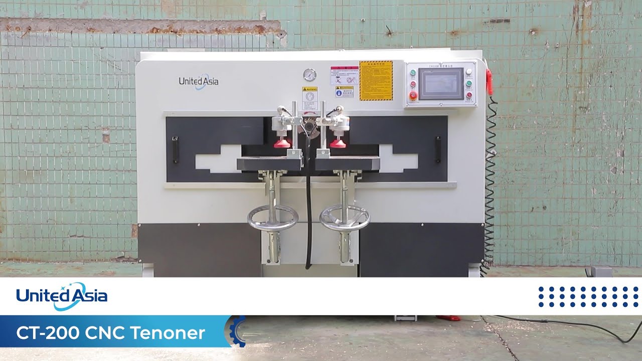 HOW TO USE CT-200 CNC Tenoner | United Asia #woodworking #machine # ...