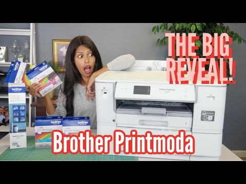 NEW Brother Printmoda FABRIC PRINTER Unboxing - YouTube