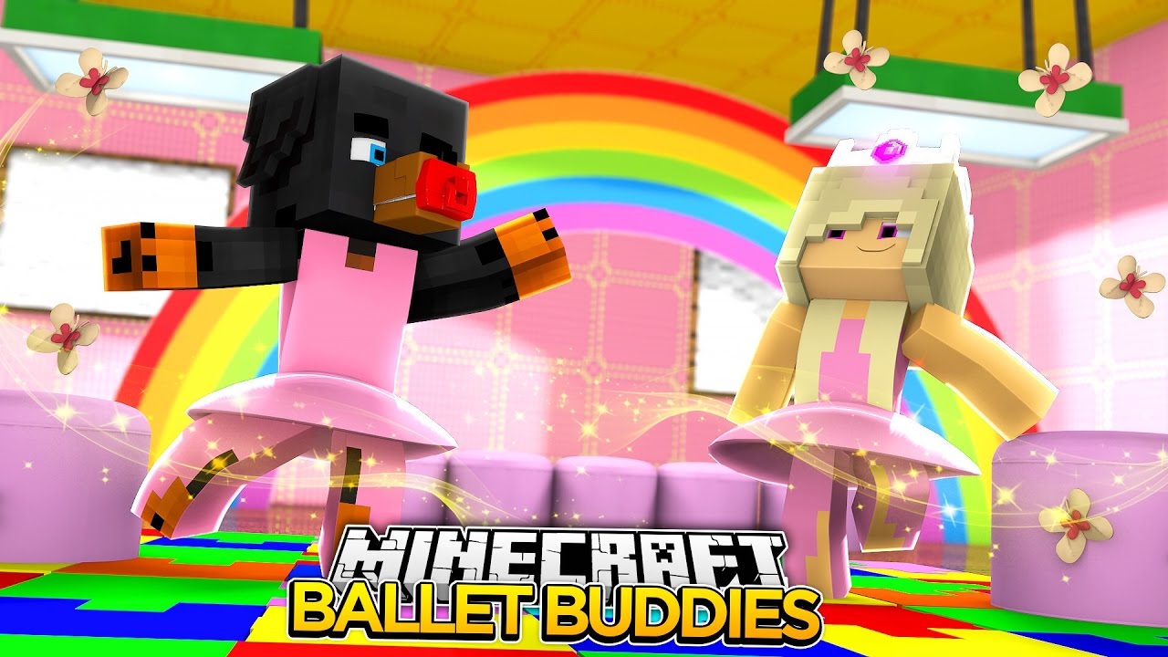 Minecraft - BALLET PRINCESS w/BABY LEAH - Little Baby Max - YouTube