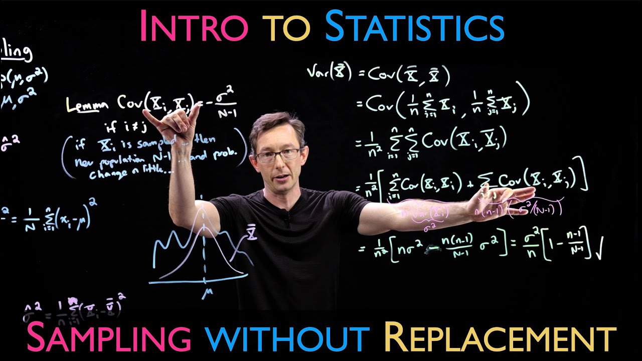 Random Sampling Without Replacement (Finite "n" Correction) - YouTube
