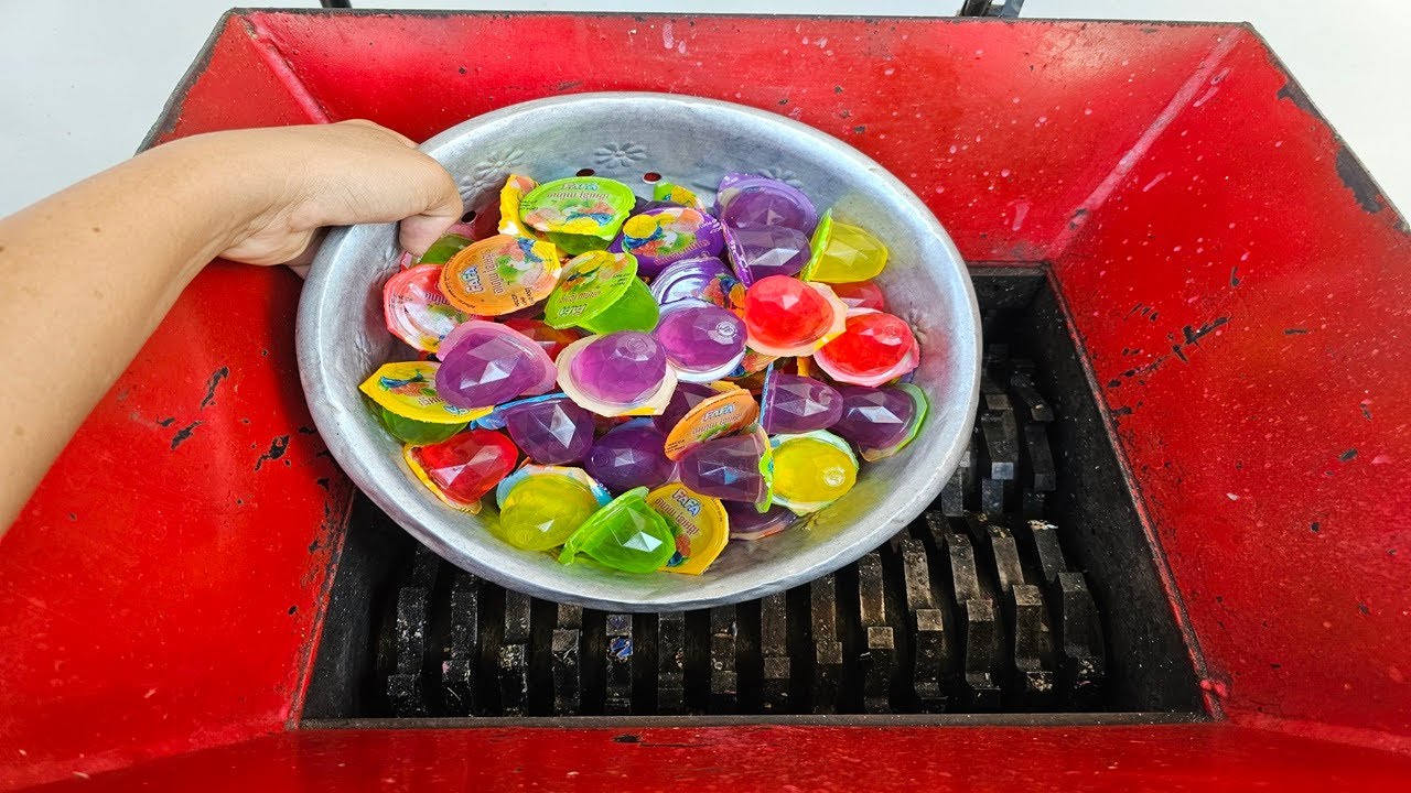 Jelly Kid vs Shredder | AMAZING SHREDDING MOMENTS | SATISFYING ASMR ...