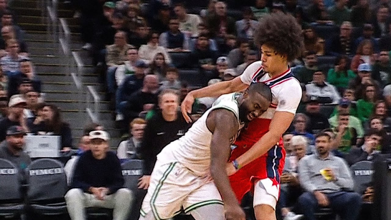 Jaylen Brown’s Hair Spray STRIKES AGAIN!! 😭 - YouTube