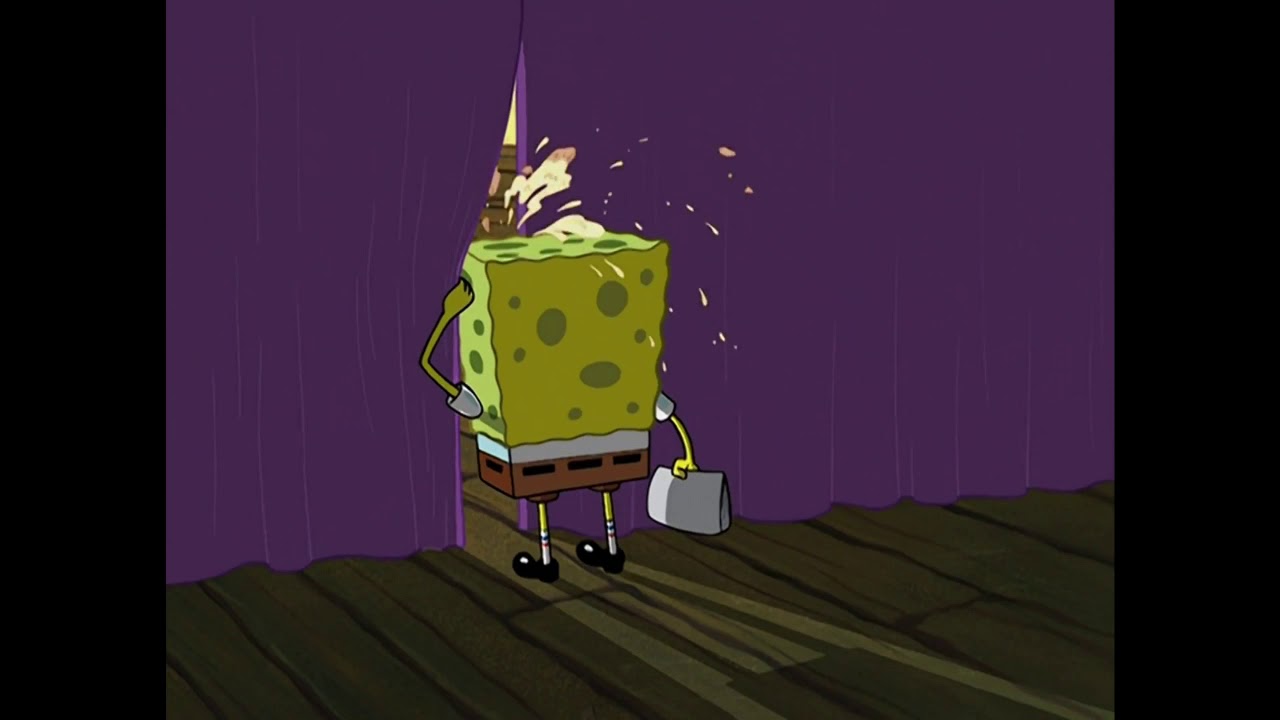 SpongeBob Watching the Clown Comedian Throwing Pies for 10 Hours - YouTube