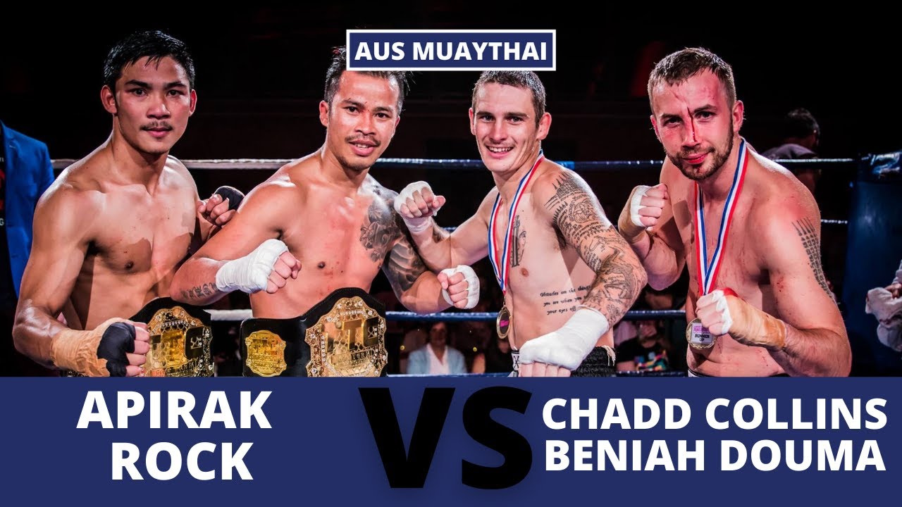 Apirak / Rock Vs Chadd Collins / Beniah Douma - Tag Team Muaythai - YouTube
