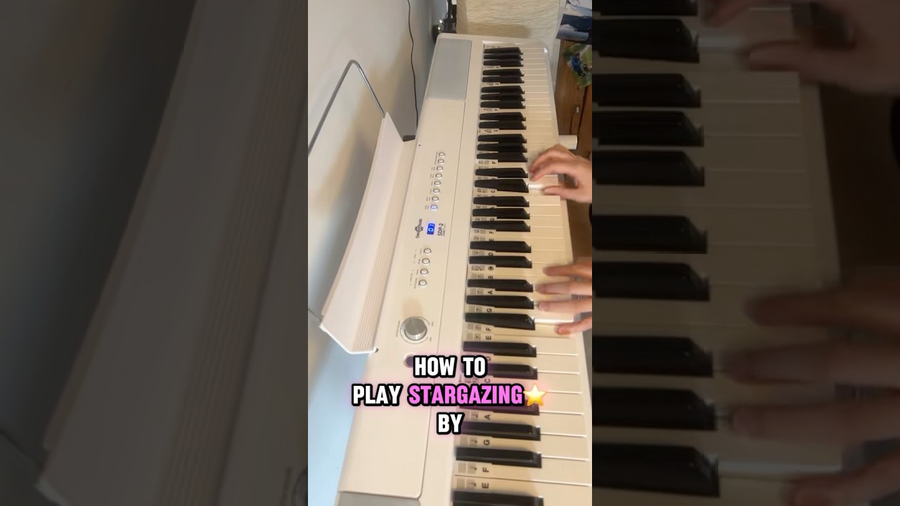 Learn Stargazing by Myles Smith—but make it C major only! 🌟🎹 No black ...