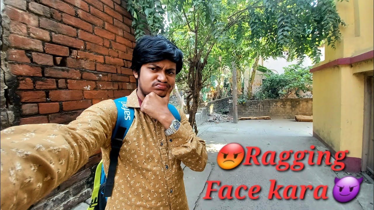 👹Ragging face kara👺 College ma👾 Life ma first time🤬 - YouTube