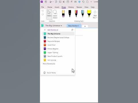 Create Multiple Notebooks In OneNote! - YouTube