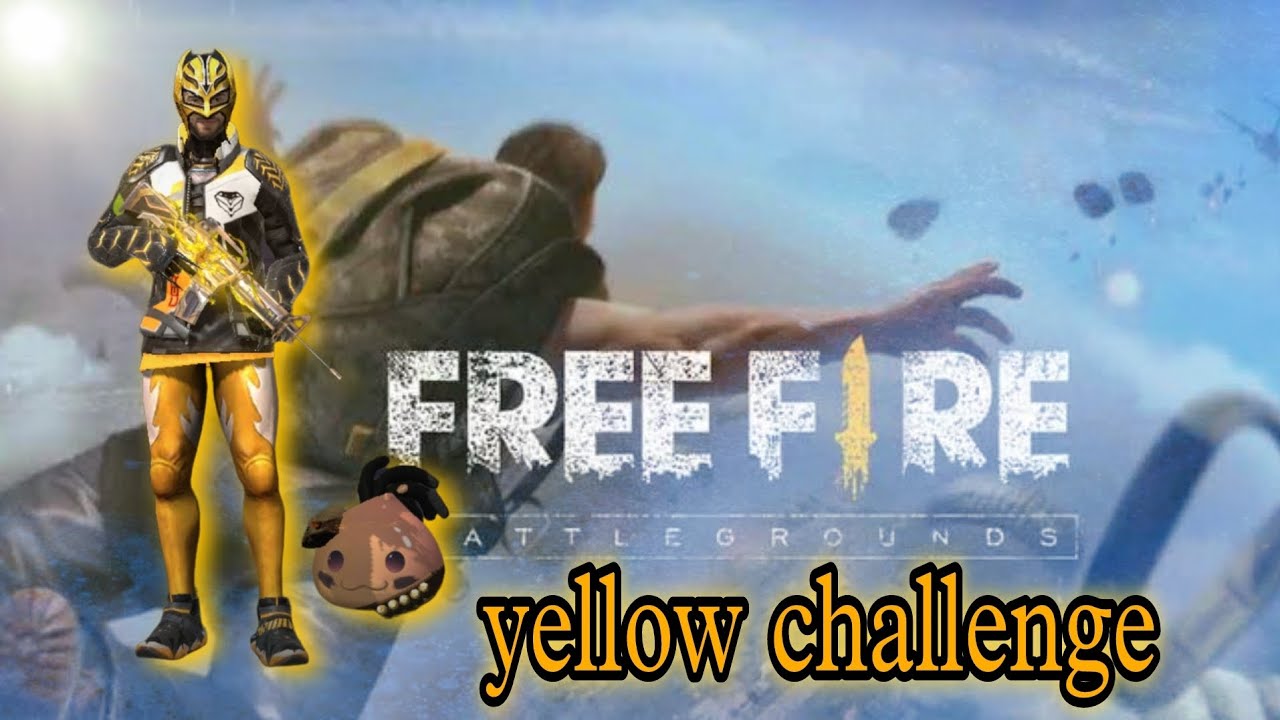 yellow challenge free fire🔥|| #desigamer #badge99 # challenge 💪💪💪 # ...