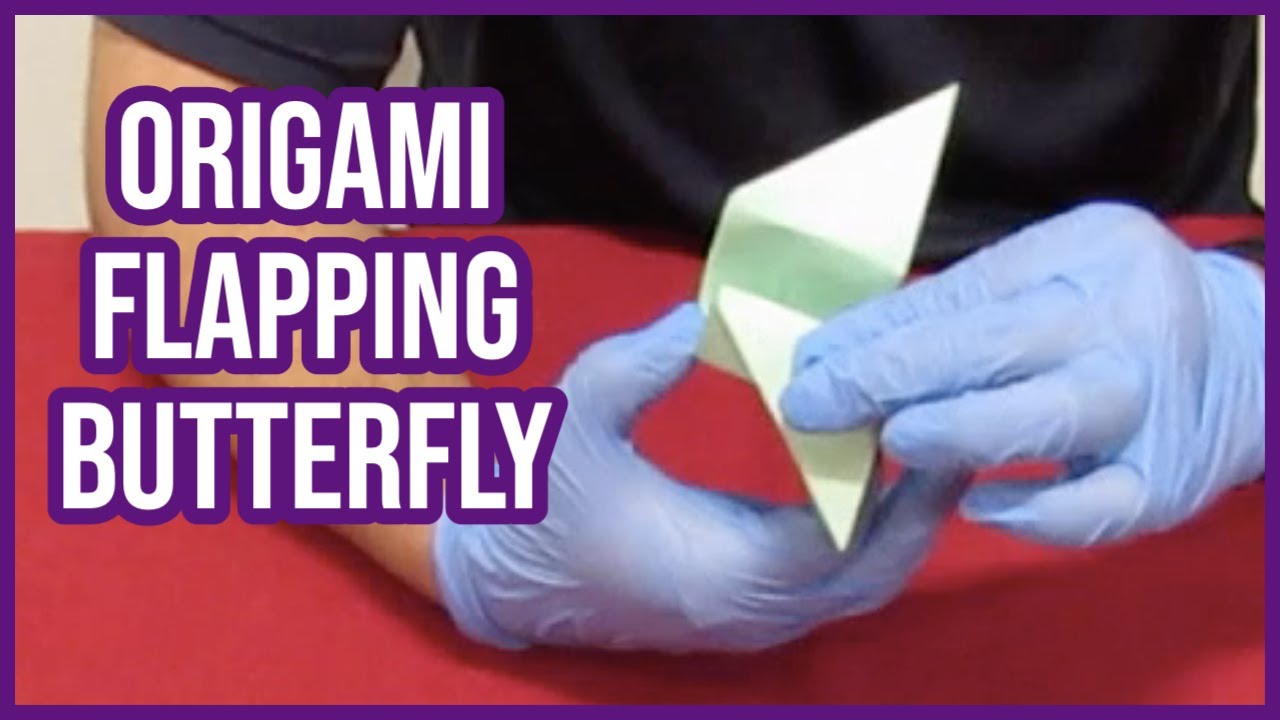 Origami Flapping Butterfly - YouTube