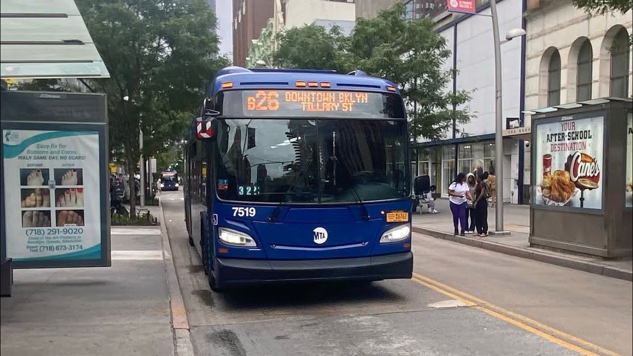 B26 bus announcements to Downtown Brooklyn-Tillary St (Clever) - YouTube