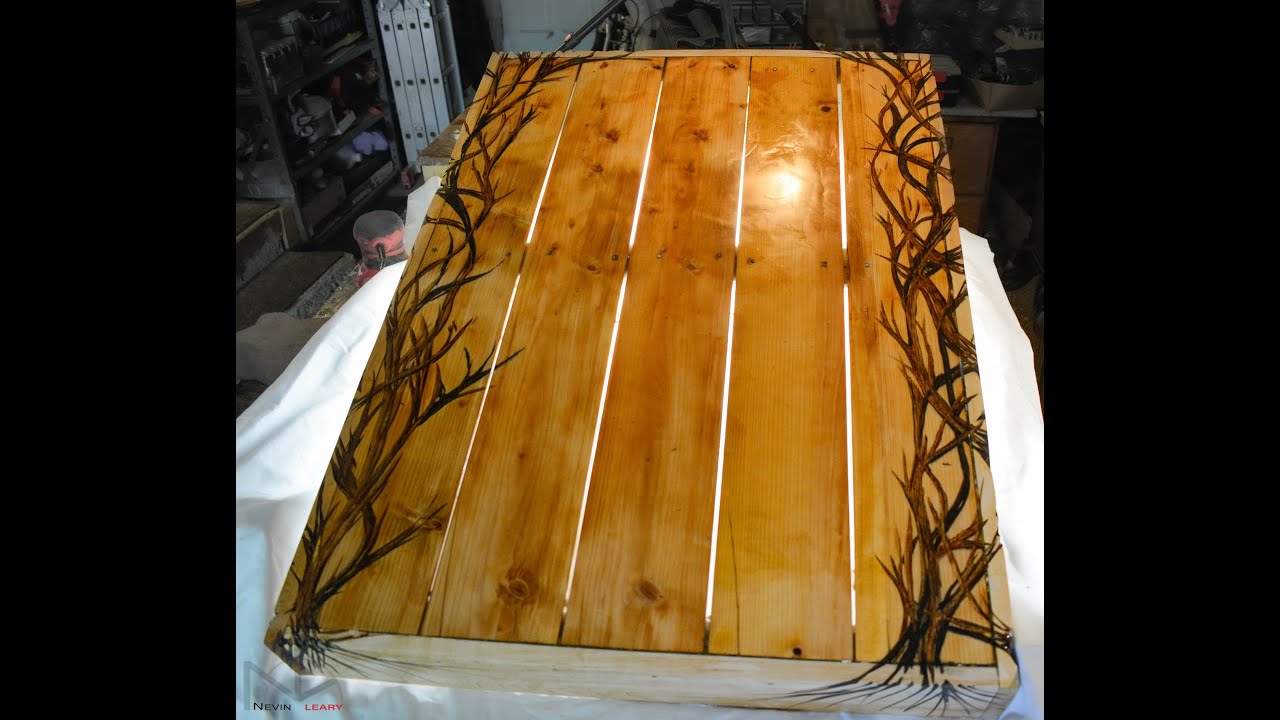 Hand Carved Tabletop Time Lapse - YouTube