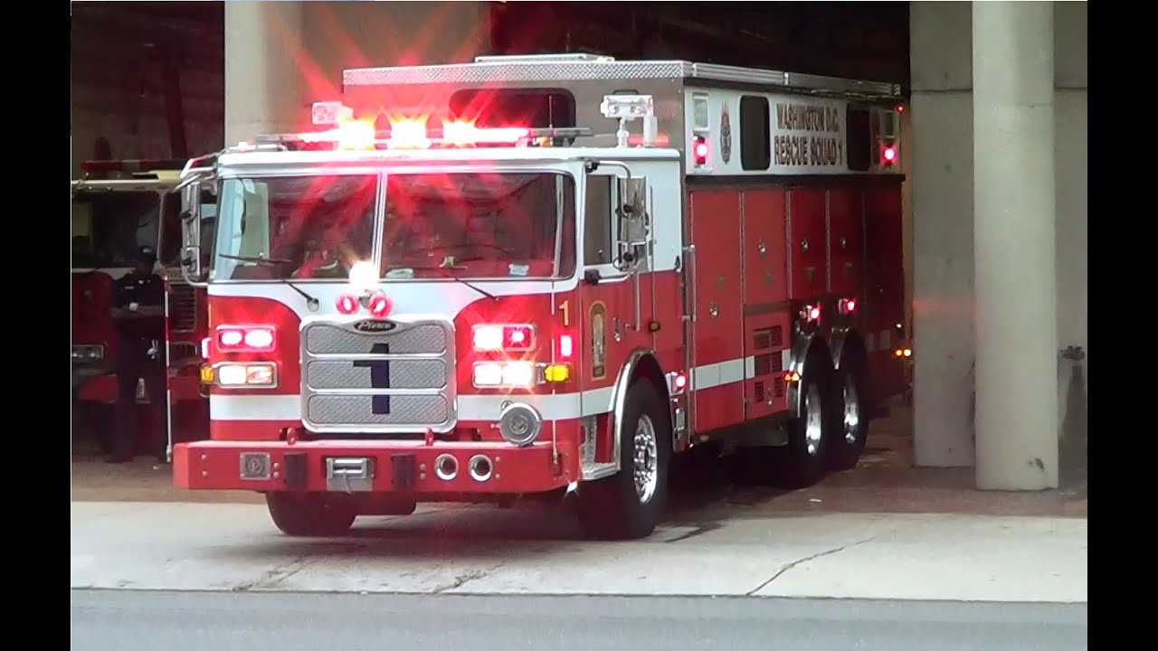 DCFD Rescue 1 lights setup [Washington D.C. | 7/2013] - YouTube
