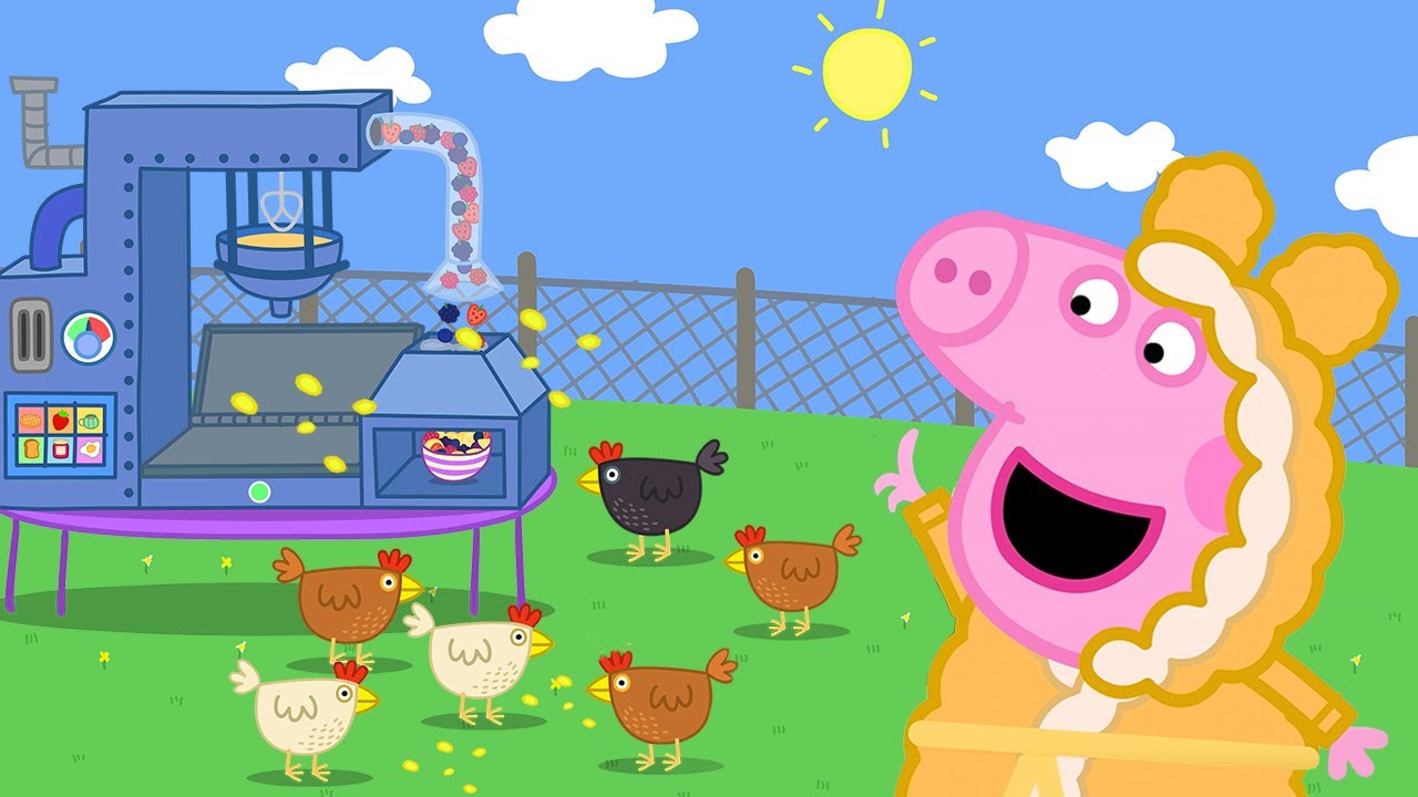 Peppa Nutre le Galline 🐓 Super Macchina per Colazione 🧇 | 30 minuti ...