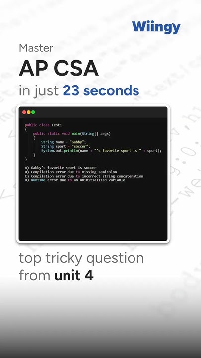 What is the Output of This String Concatenation in Java? - YouTube