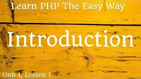 Learn PHP The Easy Way - YouTube