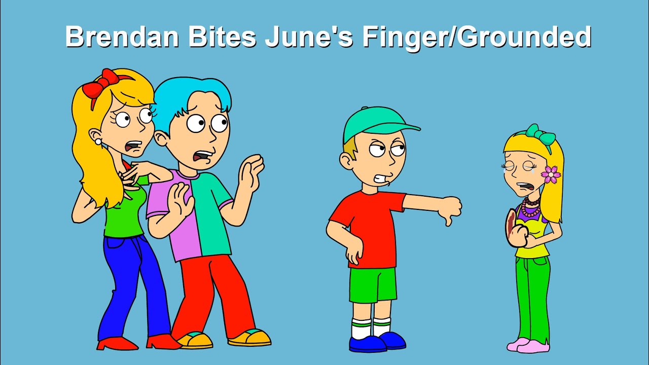 Brendan Bites June's Finger/Grounded - YouTube