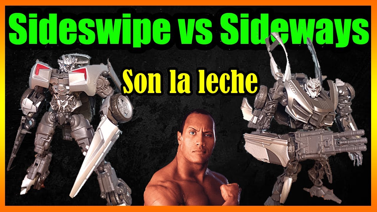 Sideswipe vs Sideways 😎 Figurones de Transformers Studio Series. - YouTube