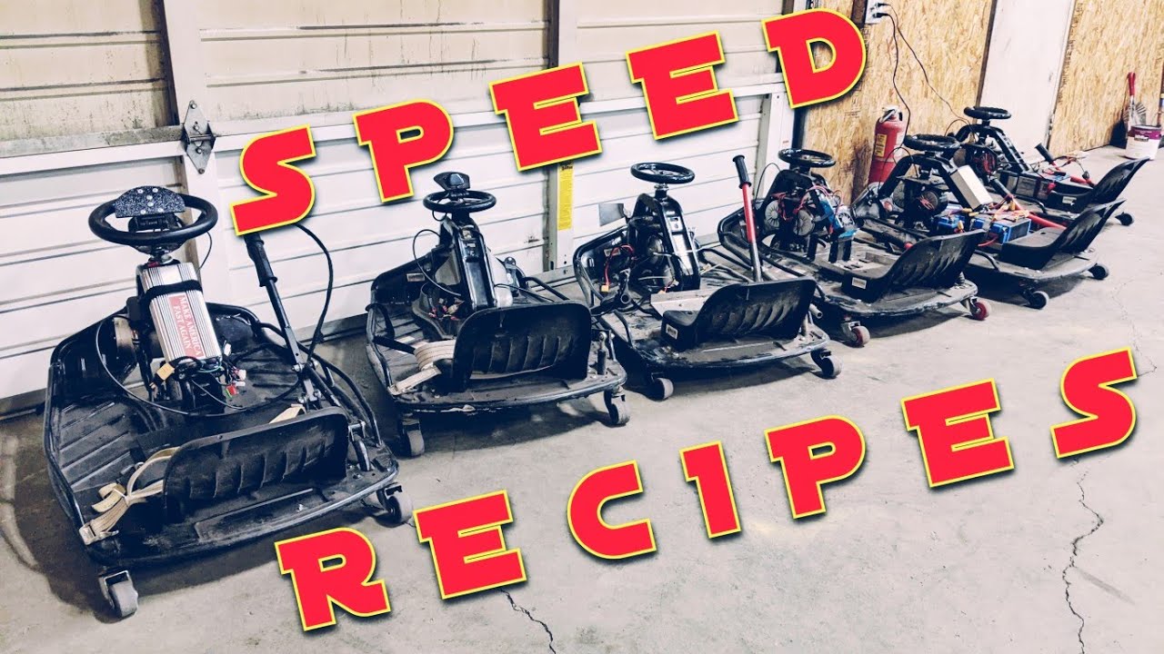 Crazy Cart Speed Recipes: What makes our carts fast?? 36v, 48v, 60v ...