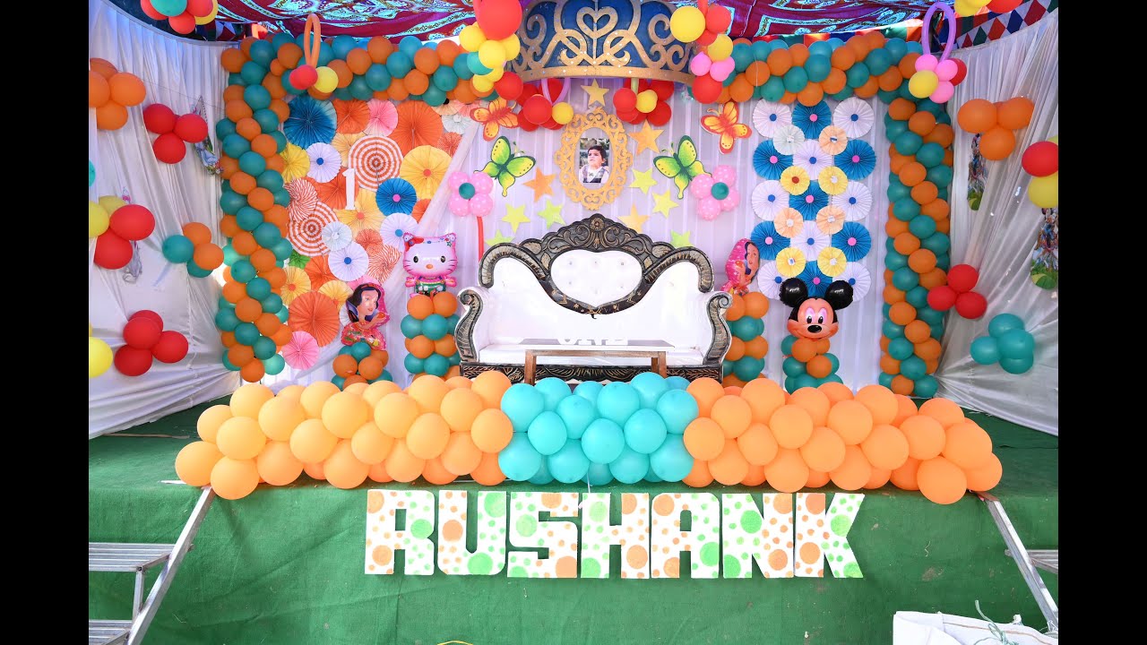 Rushank 1st birthday celebration - YouTube