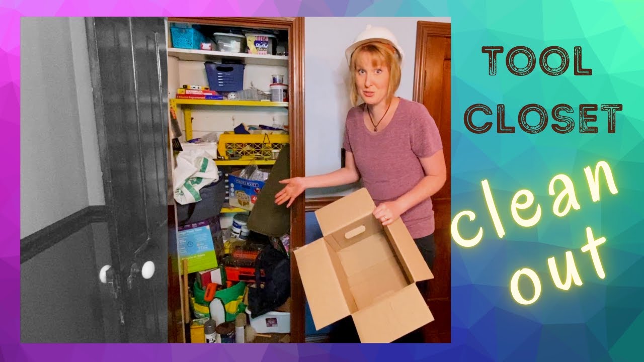 Tool Closet Clean Out 2022 : Decluttering and Organizing - YouTube