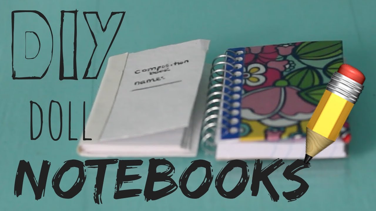 DIY Doll Notebooks! - YouTube